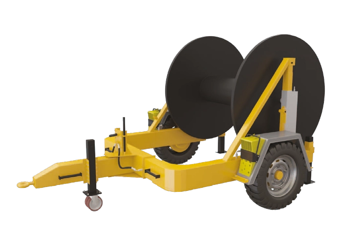 Hydraulic Cable Drum Trailer 10 TON - Cable Pulling Machines Manufacturer